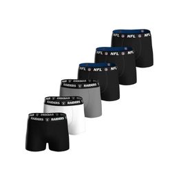 NFL Boxershort 6er Pack in Las Vegas Raiders/Schwarz | Gr.: XXL