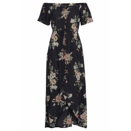 Lascana Maxikleid in schwarz-bedruckt | Gr.: 34