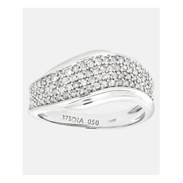 Diamant L'&eacute;ternel Eternity-Ring aus 375 Wei&szlig;gold mit 0.50 Karat Diamant | Gr.: 49
