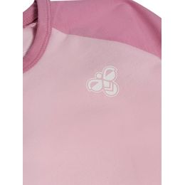 Hummel Kinder Langarmbody "Mini Raglan Body Longsleeve Bee" in Rosa | Gr.: 62