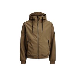 Jack & Jones Jack and Jones Jacke Basic Softshell Hood in Braun | Gr.: XXL