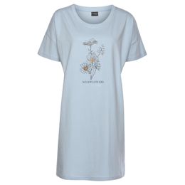 Vivance Dreams Bigshirt in bordeaux + hellblau | Gr.: 32/34