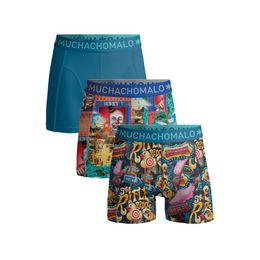 MUCHACHOMALO 3er-Set: Boxershort in Mehrfarbig - f&uuml;r Kinder | Gr.: 134/140