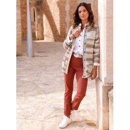 WITT WEIDEN Strickjacke in rotbraun-gemustert | Gr.: 38