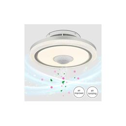 Globo Lighting Deckenleuchte wei&szlig; Ma&szlig;e (cm): H: 21 &Oslash;: 50 &raquo; H&ouml;ffner