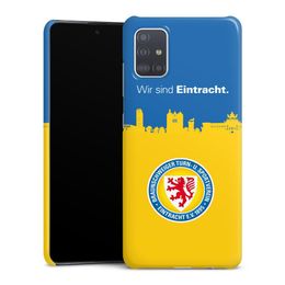 DeinDesign Galaxy A51 Handy Premium Case Smartphone Handyh&uuml;lle Schutzh&uuml;lle gl&auml;nzend Logo Eintracht Braunschweig Official Licensed Product Premium Case