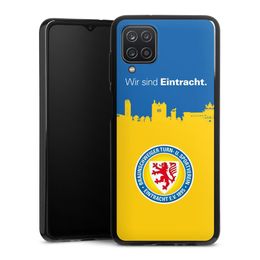 DeinDesign Galaxy A12 Handy Silikon H&uuml;lle Case schwarz Handyh&uuml;lle Eintracht Braunschweig Official Licensed Product Logo