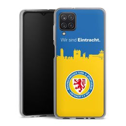 DeinDesign Galaxy A12 Handy Silikon H&uuml;lle Case transparent Handyh&uuml;lle Eintracht Braunschweig Official Licensed Product Logo Silikon Case