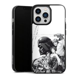 DeinDesign iPhone 13 Pro Handy Silikon H&uuml;lle Case schwarz Handyh&uuml;lle Star Wars Official Licensed Product Darth Vader