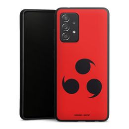 DeinDesign Galaxy A52s 5G Handy Premium Silikon H&uuml;lle Handyh&uuml;lle schwarz Case Official Licensed Product Naruto Shippuden Sharingan Silikon Premium Case