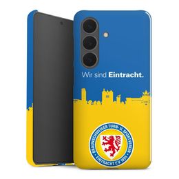 DeinDesign Galaxy S26 Handy Premium Case Smartphone Handyh&uuml;lle Schutzh&uuml;lle gl&auml;nzend Logo Eintracht Braunschweig Official Licensed Product Premium Case