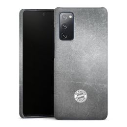 DeinDesign Galaxy S20 FE 5G Handy Premium Case Smartphone Handyh&uuml;lle Schutzh&uuml;lle matt Fc Bayern M&uuml;nchen Fcb Concrete Premium Case