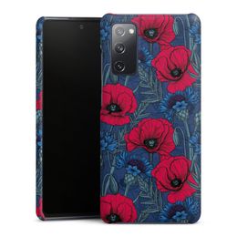 DeinDesign Galaxy S20 FE Handy Premium Case Smartphone Handyh&uuml;lle Schutzh&uuml;lle matt Poppy Painting Flower Premium Case