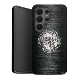 DeinDesign Galaxy S26 Ultra Handy Panzer Handyh&uuml;lle robuste Outdoor H&uuml;lle Schutzh&uuml;lle matt Eintracht Braunschweig Logo Official Licensed Product Tough Case