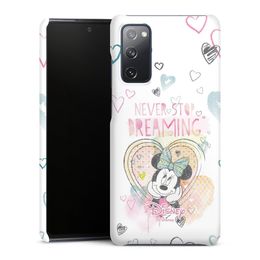 DeinDesign Galaxy S20 FE Handy Premium Case Smartphone Handyh&uuml;lle Schutzh&uuml;lle matt Official Licensed Product Disney Minnie Mouse Premium Case