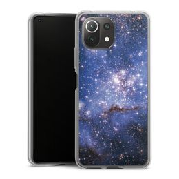 DeinDesign Xiaomi Mi 11 Lite 5G NE Handy Silikon H&uuml;lle Case transparent Handyh&uuml;lle Galaxy Weltall Weltraum Silikon Case