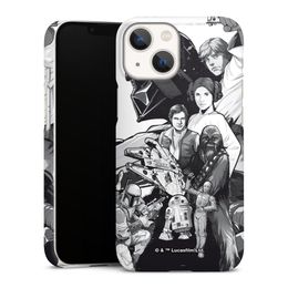 DeinDesign iPhone 13 Mini Handy Premium Case Smartphone Handyh&uuml;lle Schutzh&uuml;lle matt Star Wars Official Licensed Product Darth Vader Premium Case