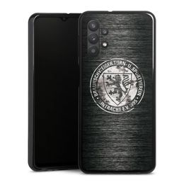 DeinDesign Galaxy A32 5G Handy Silikon H&uuml;lle Case schwarz Handyh&uuml;lle Logo Official Licensed Product Eintracht Braunschweig