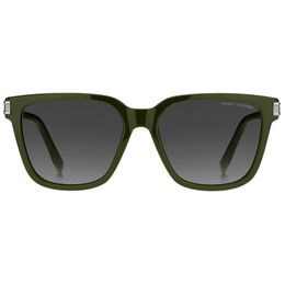 Marc Jacobs - Dunkelgraue Sonnenbrille mit dunkelgr&uuml;nen SF-Gl&auml;sern