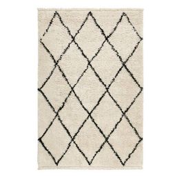 Wecon Home Hochflorteppich Studio Two, Beige, Textil, Boho, rechteckig, 80x150 cm, Textiles Vertrauen - Oeko-Tex&reg;, f&uuml;r Fu&szlig;bodenheizung geeignet, in verschiedenen Gr&ouml;&szlig;en erh&auml;ltlich, pflegeleicht, Teppiche & B&ouml;den, Teppiche, Hochflorteppiche & Shaggys