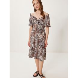 Happiness İstanbul Kleid Damen Gr&ouml;&szlig;e 38 beige / braun / schwarz Sommerkleid