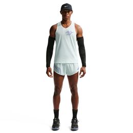 Nike Aeroswift Dri-Fit ADV Graphic 2-Brief Shorts Bekleidung Herren gr&uuml;n