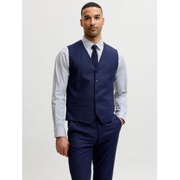 Jack & Jones JACK & JONES Suit Vest 'JPRSOLARIS' male size 48 Night blue