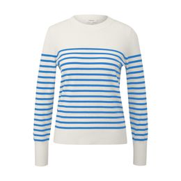 s.Oliver Pullover Damen Gr&ouml;&szlig;e M blau / offwhite