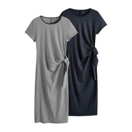 The Set Kleid Damen Gr&ouml;&szlig;e 34 dunkelblau / wei&szlig; Sommerkleid