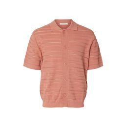 Selected Strickjacke 'SLHPALLE' Herren Gr&ouml;&szlig;e L pastellrot