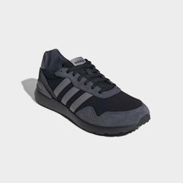 Herren Sneaker "RUN 60S 4.0", adidas Sportswear, Gr. 43core schwarz, grau three, night grau, Leder, Textil, Schuhe, inspiriert vom Design der adidas