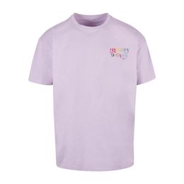 Merchcode T-Shirt 'Christmas Holly Jolly' Herren Gr&ouml;&szlig;e S gelb / gr&uuml;n / lavendel / rot