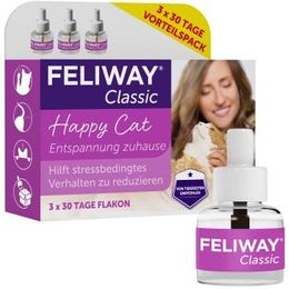 Feliway Classic 3x48ml Nachf&uuml;llflakon Vorteilspack zur Beruhigung