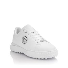 Philipp Plein Herren Sneaker "Hexagon", Gr. 38, wei&szlig;, Schuhe