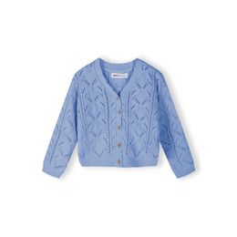 MINOTI Strickjacke M&auml;dchen Gr&ouml;&szlig;e 74/80 hellblau