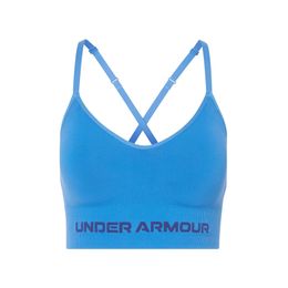 Under Armour Sport-BH 'Vanish Seamless' Damen Gr&ouml;&szlig;e XS azur / bordeaux