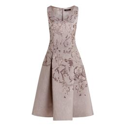 Vera Mont Cocktailkleid mit Kellerfalten Damen Gr&ouml;&szlig;e 44 taupe