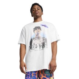 Puma - "LaMelo Ball" T-Shirt f&uuml;r Herren, Metallic, leger (Puma Wei&szlig;)