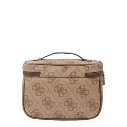 Guess Kulturtasche 'BERTA' Damen Gr&ouml;&szlig;e One Size braun / hellbraun