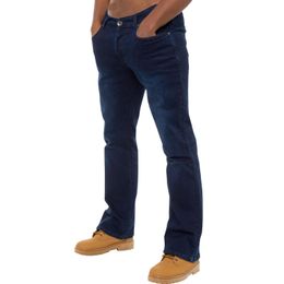 Enzo Herren Bootcut Stretch Denim Jeans