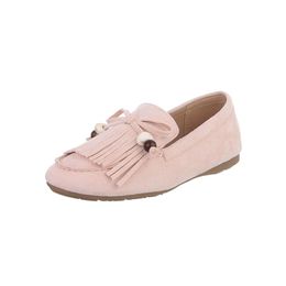 Ital-Design Halbschuh in Altrosa | Gr.: 37