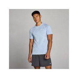 Myprotein MP Herren Tempo Pillar Graphic Seamless T-Shirt &ndash; Breeze Blue - XL