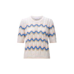 Rich & Royal Rich & Royal Pullover in wei&szlig; blau - 0001 | Gr.: S