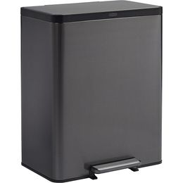 Rubbermaid Tretabfalleimer Elite Dual Stream, Volumen 36 / 24 l, H&ouml;he 727 mm, Edelstahl