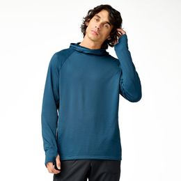 Brooks Momentum Thermal Hoodie Bekleidung Herren blau