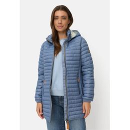 Camel Active Wasserabweisende Steppjacke mit Rei&szlig;verschlusstaschen in Rauchblau | Gr.: 36