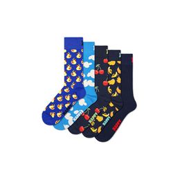 Happy Socks Socks female size 36/40 Navy / Light blue / Yellow / Red / White