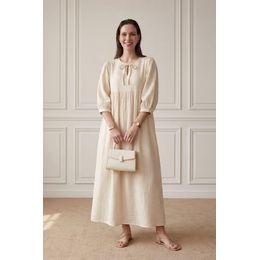Maxikleid mit gebundenem Detail und l&auml;ssiger Passform