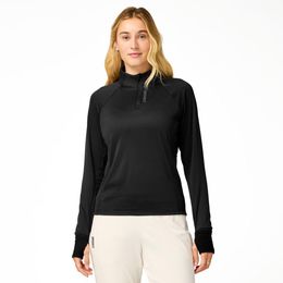 Brooks Momentum Thermal 1/4 Zip Bekleidung Damen schwarz