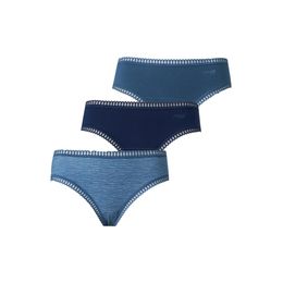 Sloggi Slip 'GO Crush' Damen Gr&ouml;&szlig;e L navy / rauchblau / cyanblau